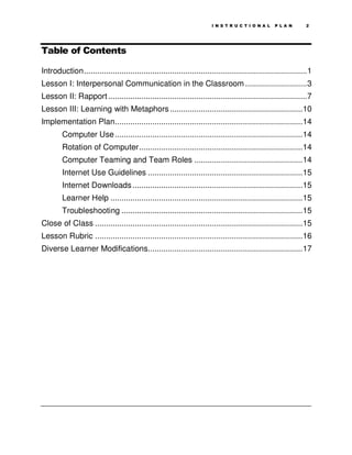 Lesson Plan - Interpersonal Communication | PDF