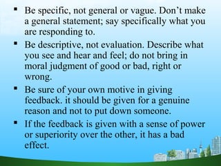 Inter personal communication | PPT