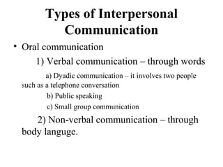 Interpersonal communication | PPT