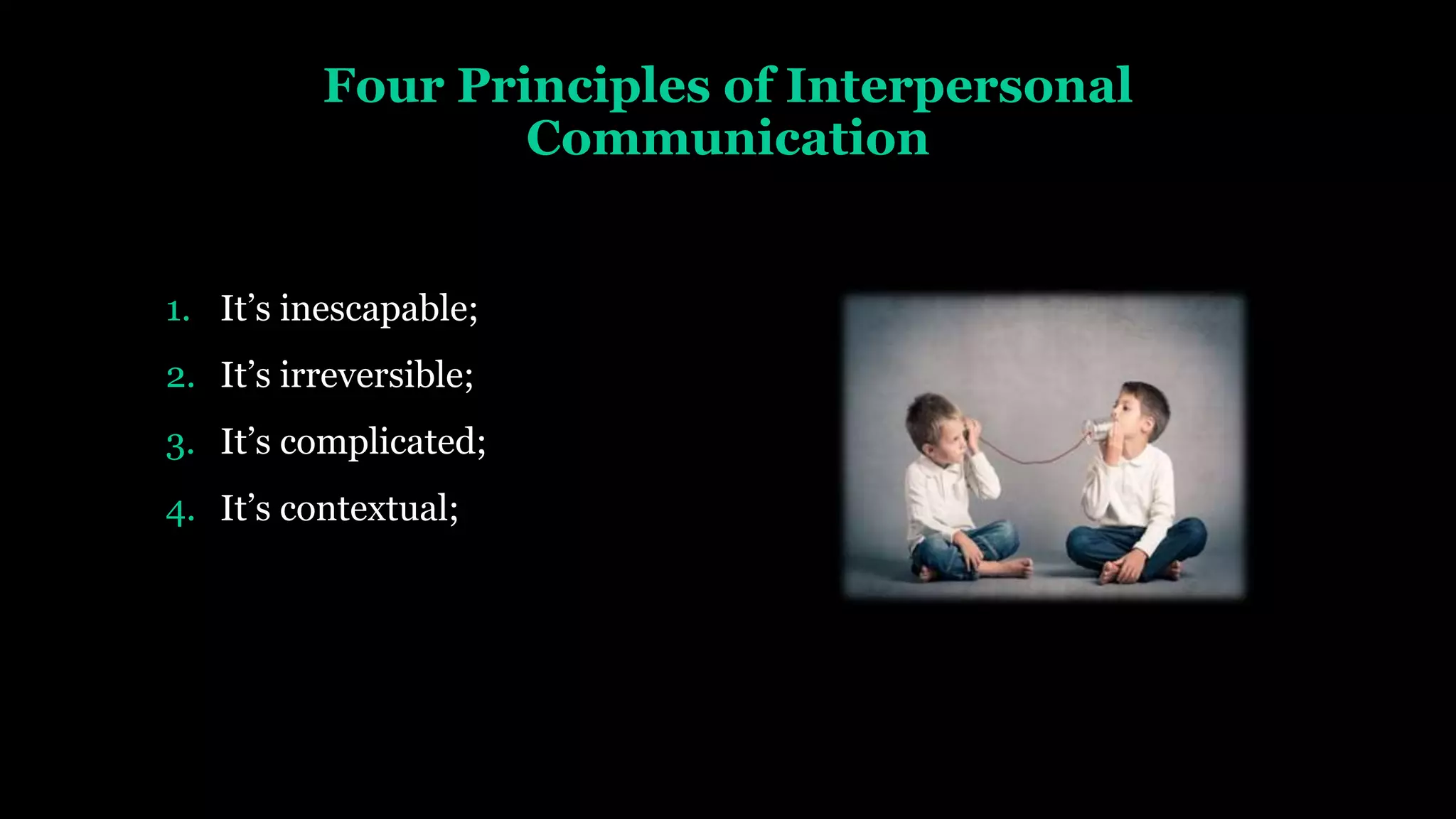 Interpersonal communication | PPTX