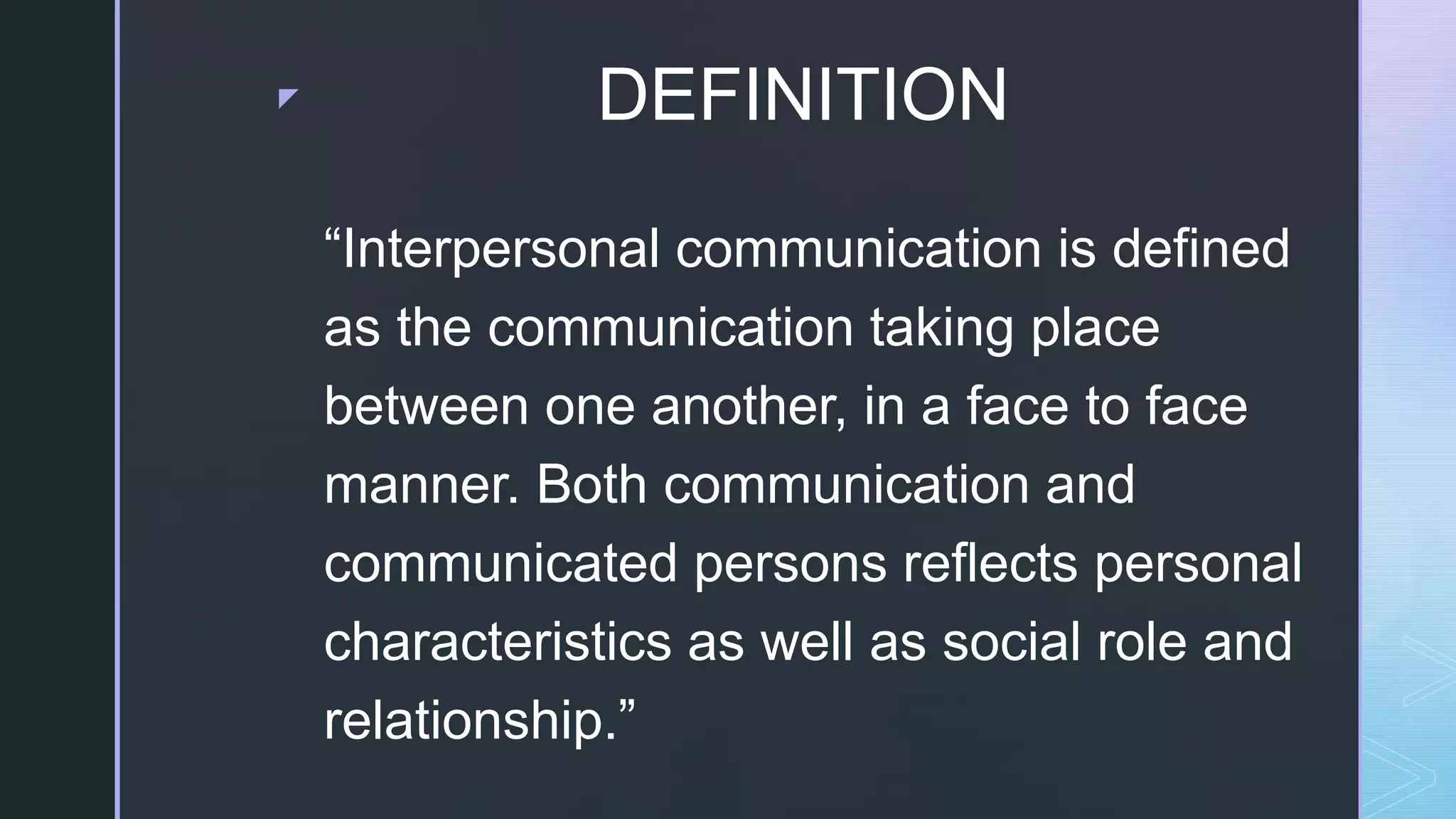 Interpersonal communication | PPT