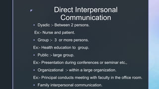 Interpersonal communication | PPT