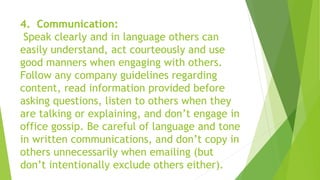 INTERPERSONAL COMMUNICATIONS & BEHAVIOR SKILLS | PPTX