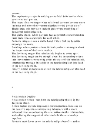 Interpersonal Communication Chapter 7 Developing and Maintain.docx