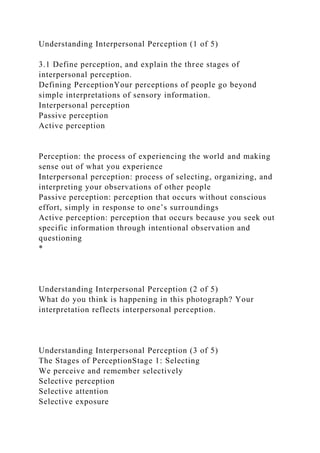 Interpersonal CommunicationEighth EditionChapter 3 I.docx