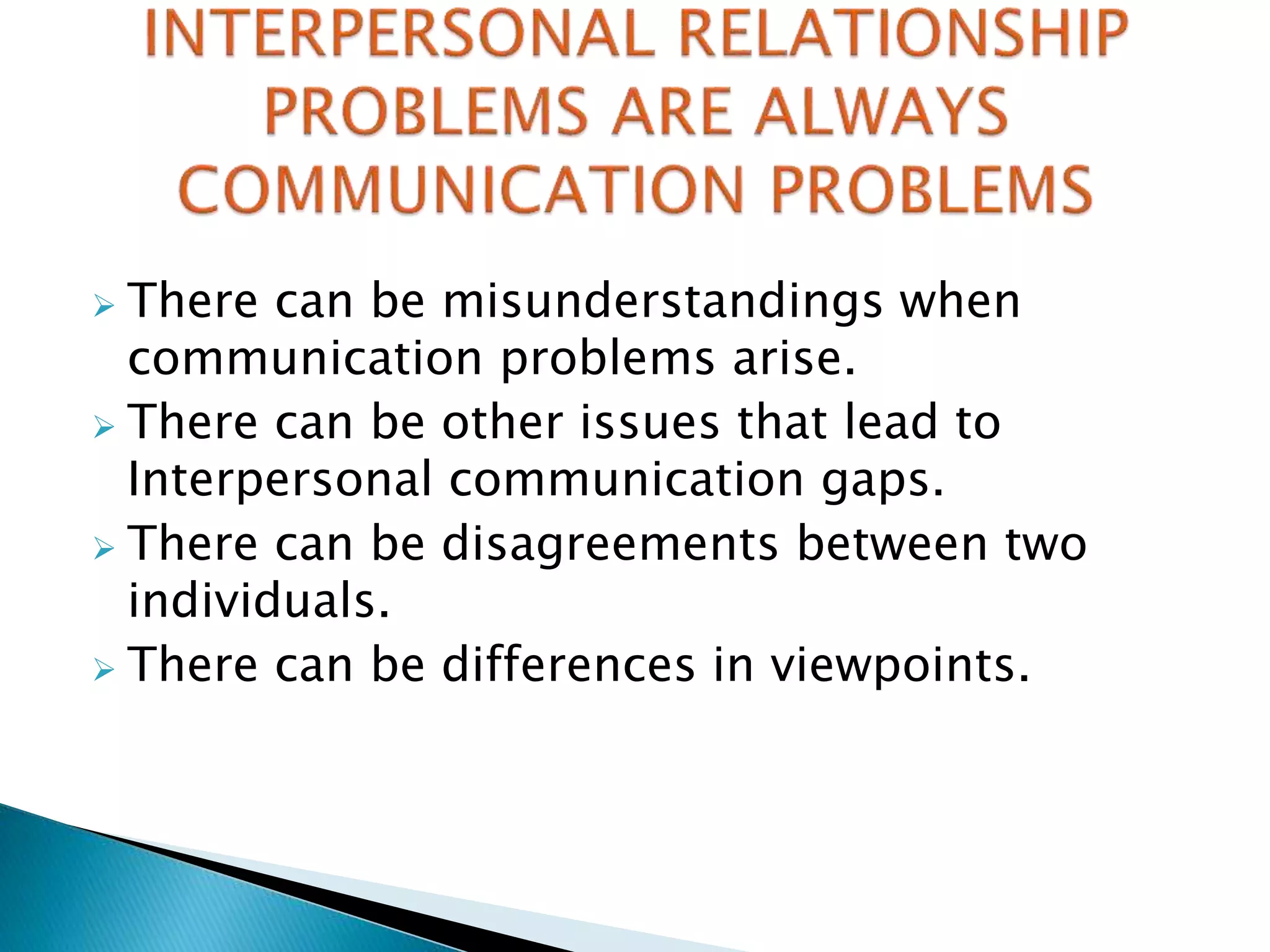 Interpersonal communication myths | PPTX