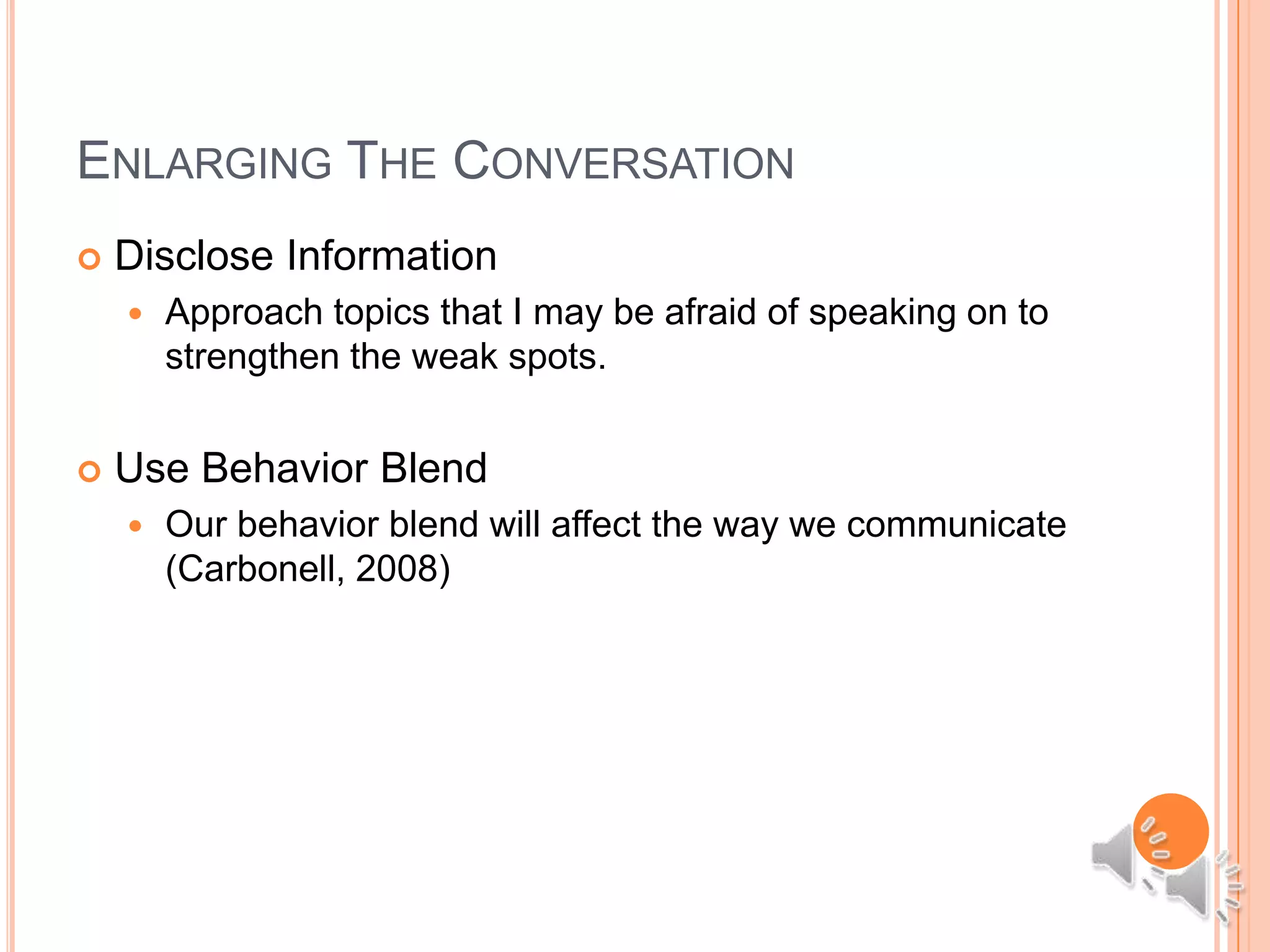 Interpersonal communication project | PPTX