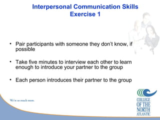 Inter personal communication skills | PPT