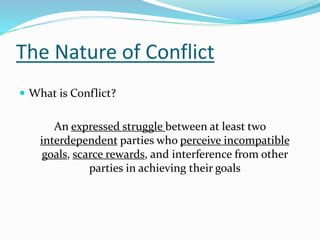 The concept of Interpersonal conflict | PPTX