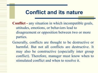 Interpersonal conflict.ppt............... | PPT