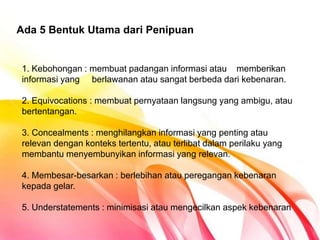 Interpersonal deception | PPT