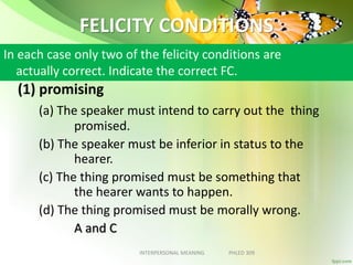 Interpersonal meaning | PDF | Family and Relationships