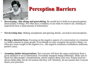 Interpersonal Perception Characteristics of perceiver and perceived | PPTX