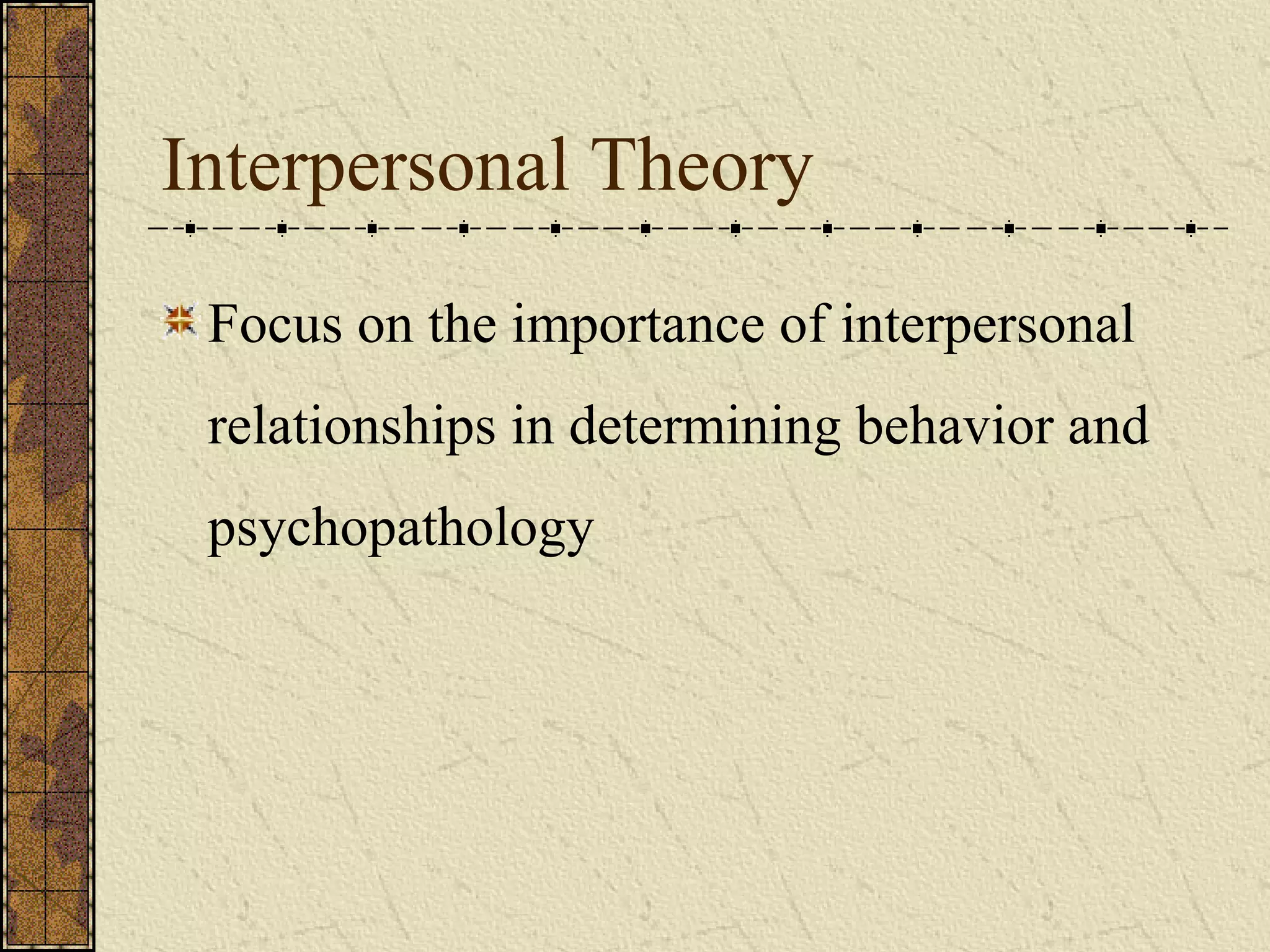 Interpersonal psychotherapy | PPT