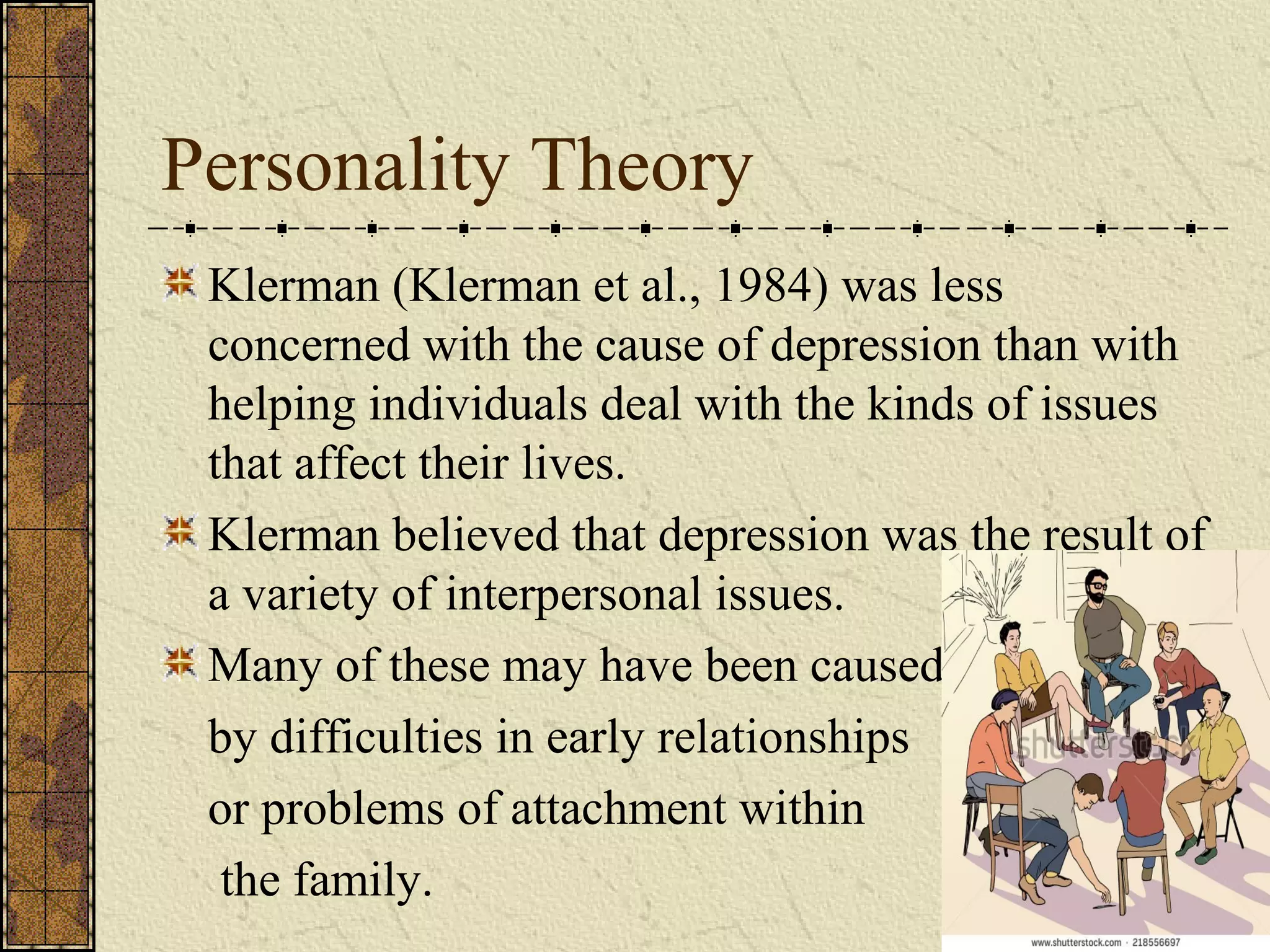 Interpersonal psychotherapy | PPT