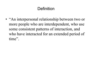 Interpersonal relationship | PPTX