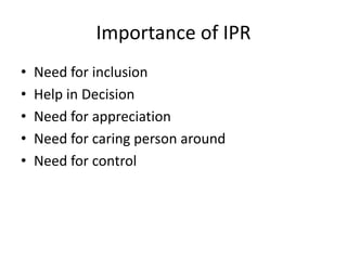 Interpersonal relationship | PPTX
