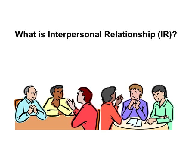 Interpersonal relation | PPT