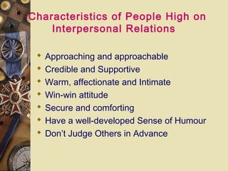 Effective interpersonal relations | PPT
