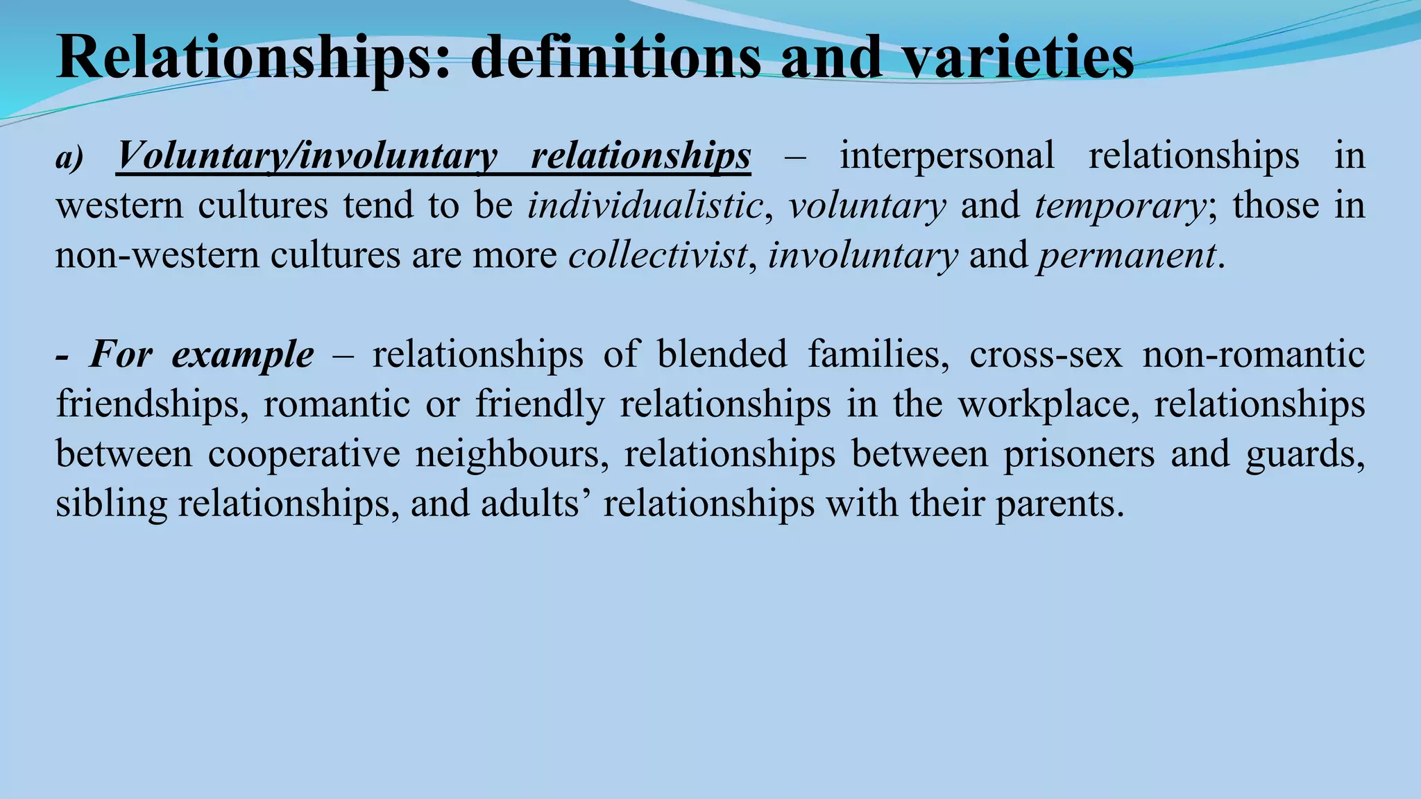 Interpersonal relations | PPTX