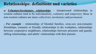 Interpersonal relations | PPTX