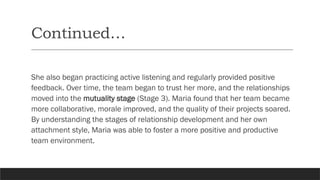 Interpersonal Relationship Presentation Pptx