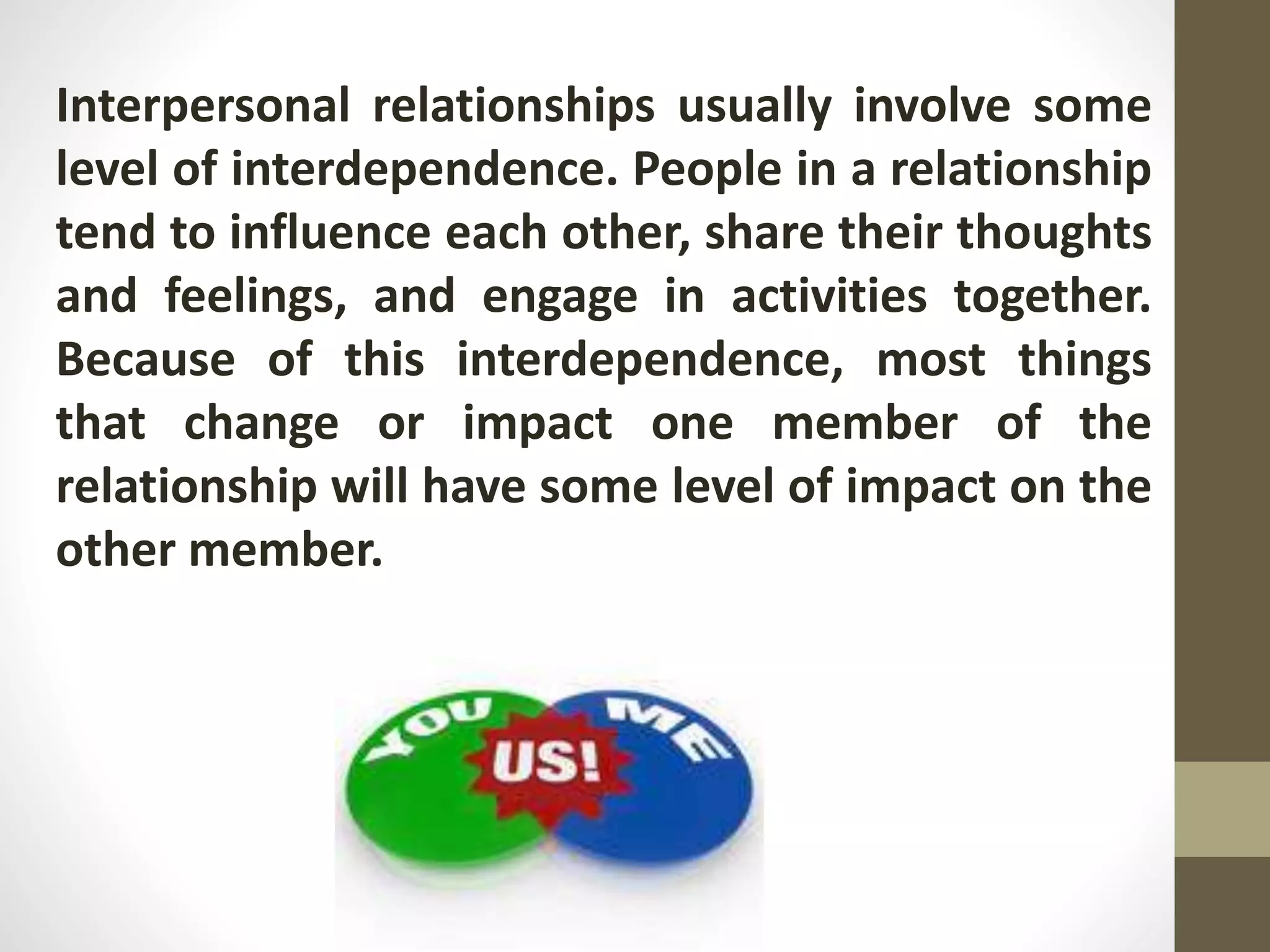 Interpersonal relationships | PPTX