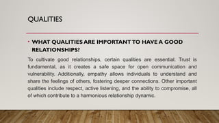 interpersonal_relationships and the importance in your life | PPTX
