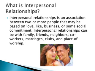 Interpersonal relationships 2 | PPT