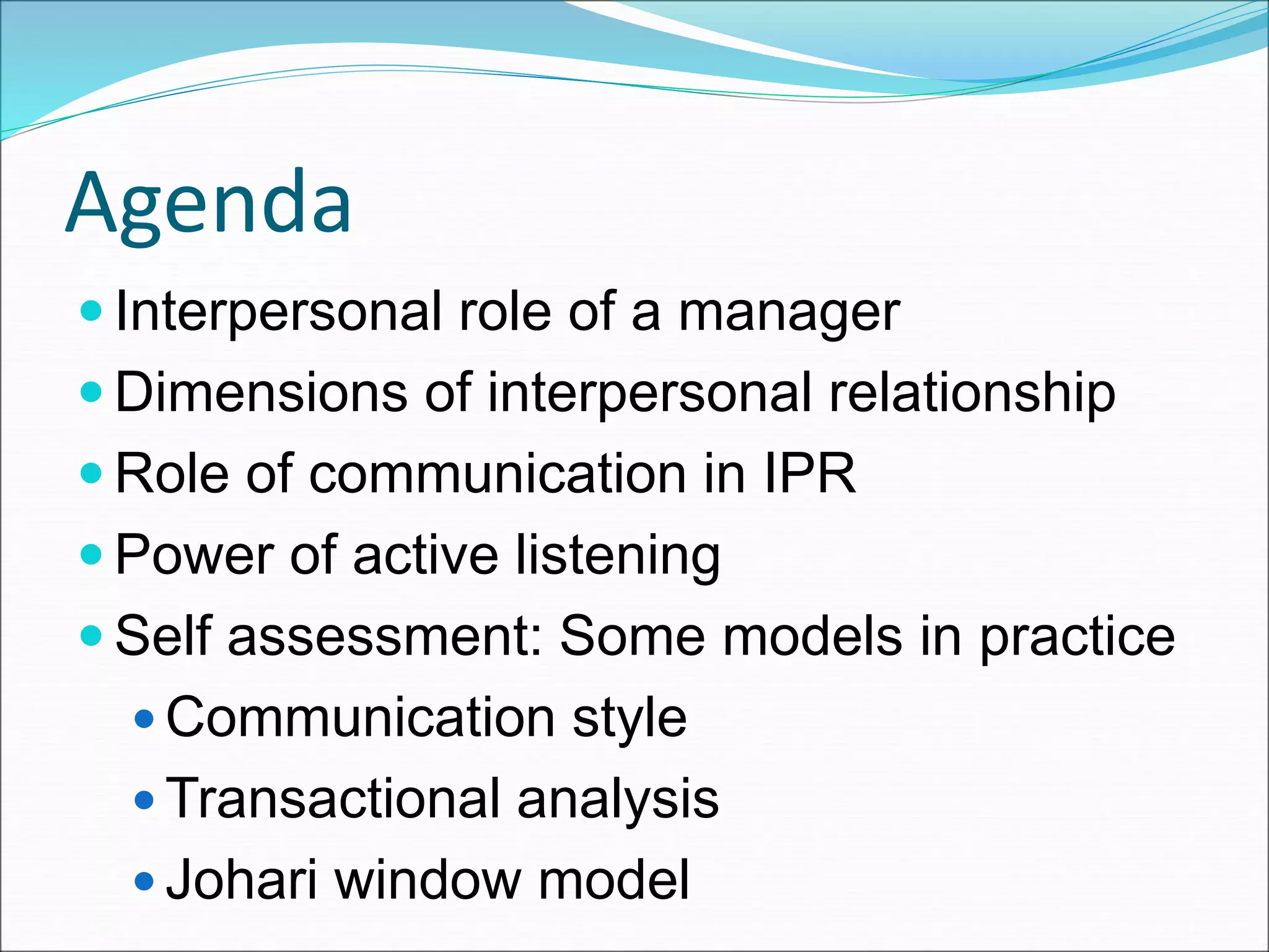 Interpersonal Relationship Skills.ppt
