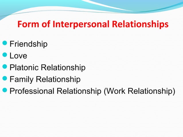 Interpersonal relationship skills muhammad faisal & nandan tyagi | PPT