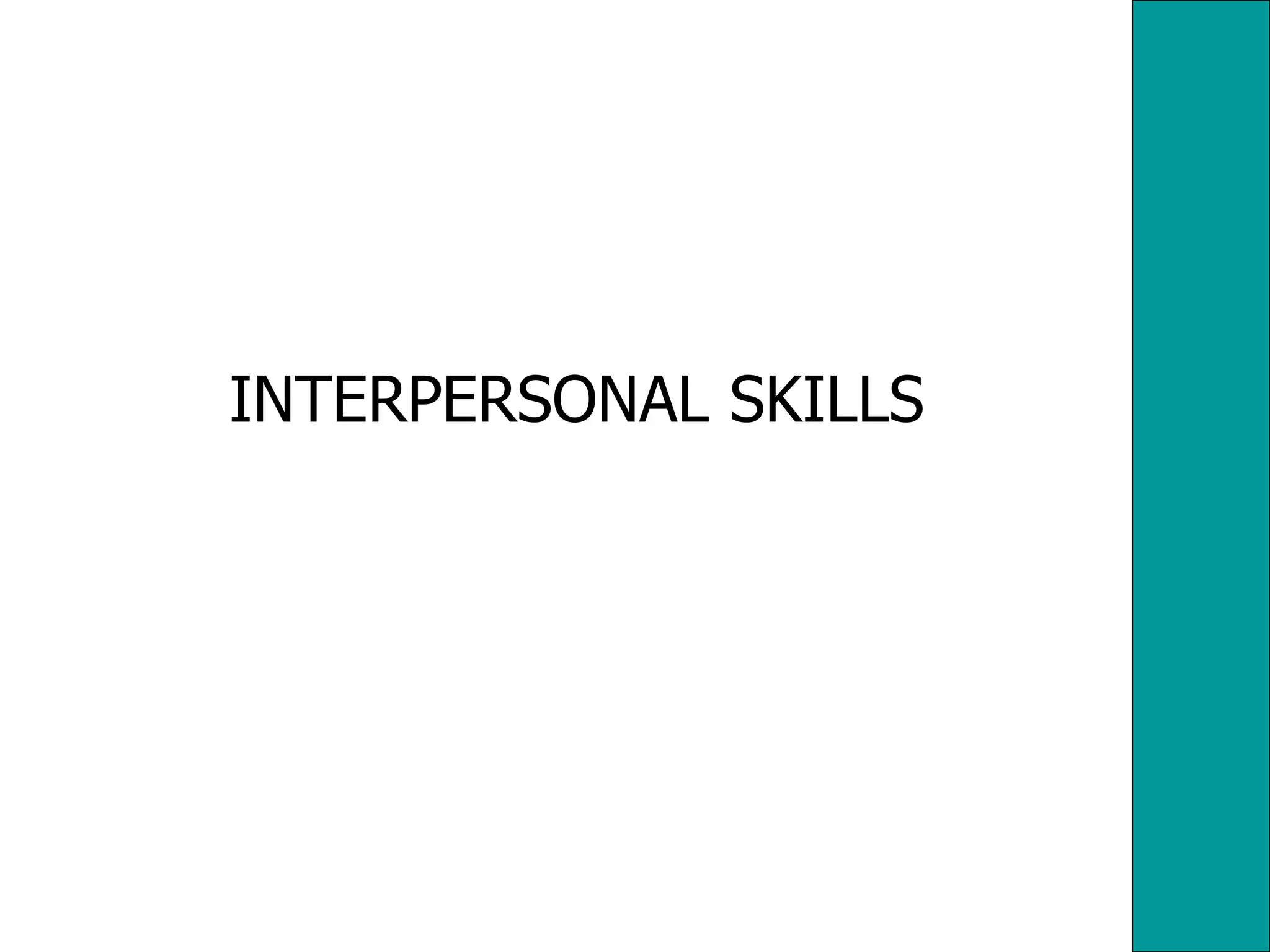 Interpersonal skills | PPT
