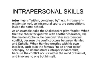 Interpersonal skills | ODP