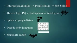 Interpersonal skills | PPTX