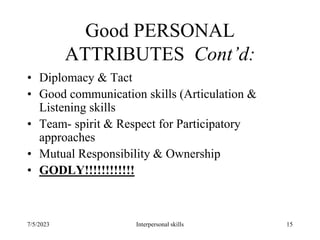 INTERPERSONAL SKILLS.PPT