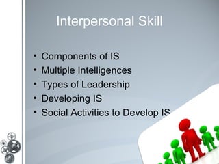 Interpersonal skills (Leadership) | PPT