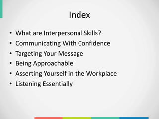 Interpersonal Skills & Listening Essentials | PPTX