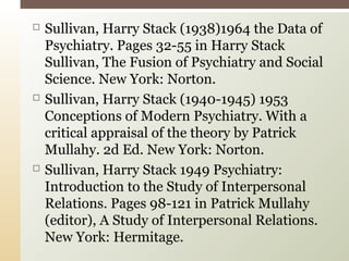 Interpersonal theory | PPT