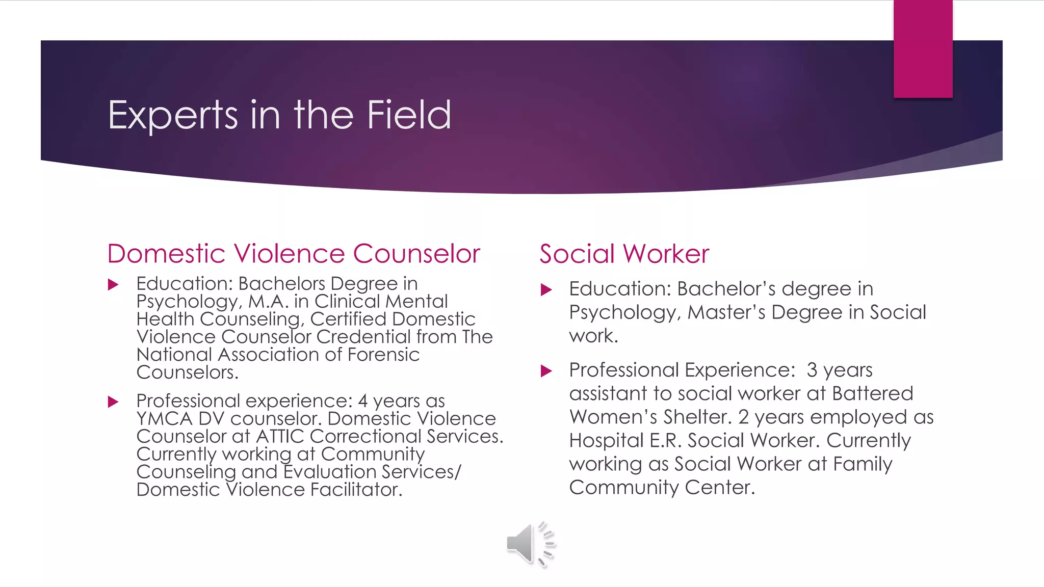 Interpersonal violence slide presentation | PPTX