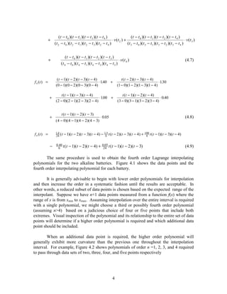 Interp lagrange | PDF