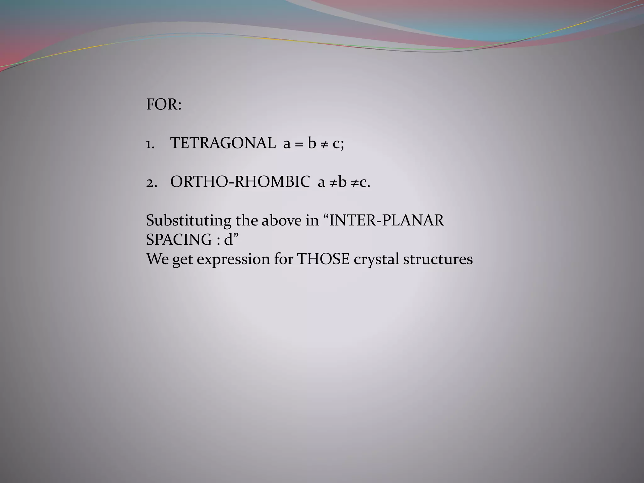 interplanar spacing.pptx