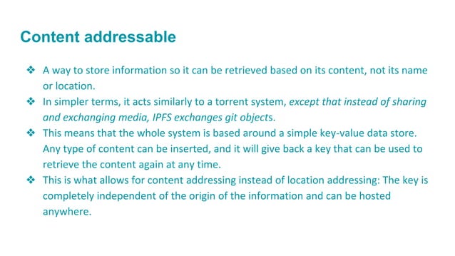Interplanetary File Systempptx Computer Networking Computing