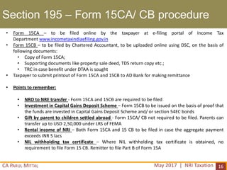 Interplay of NRI tax and section 195 | PDF