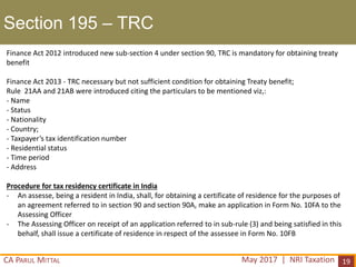 Interplay of NRI tax and section 195 | PDF
