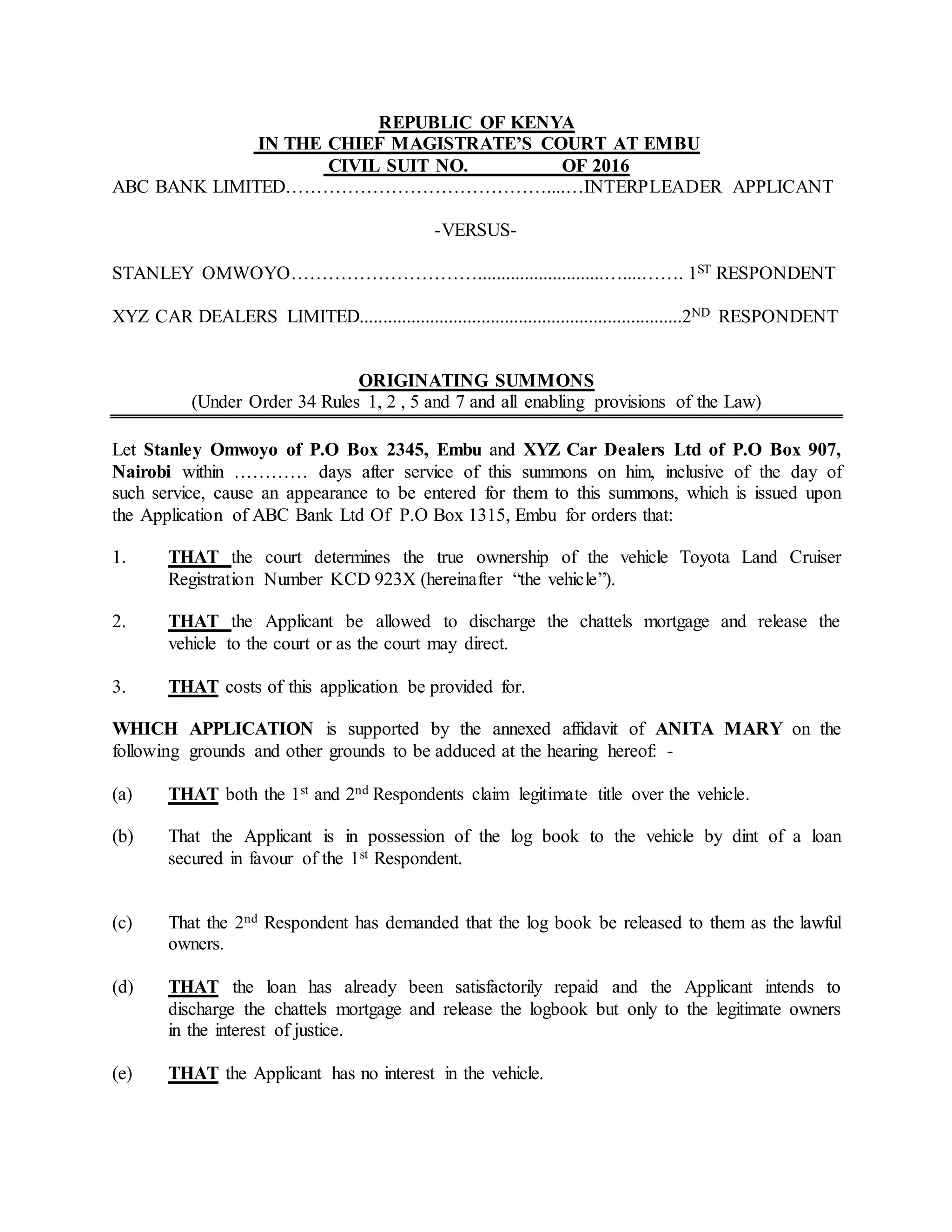 Interpleader.final | PDF