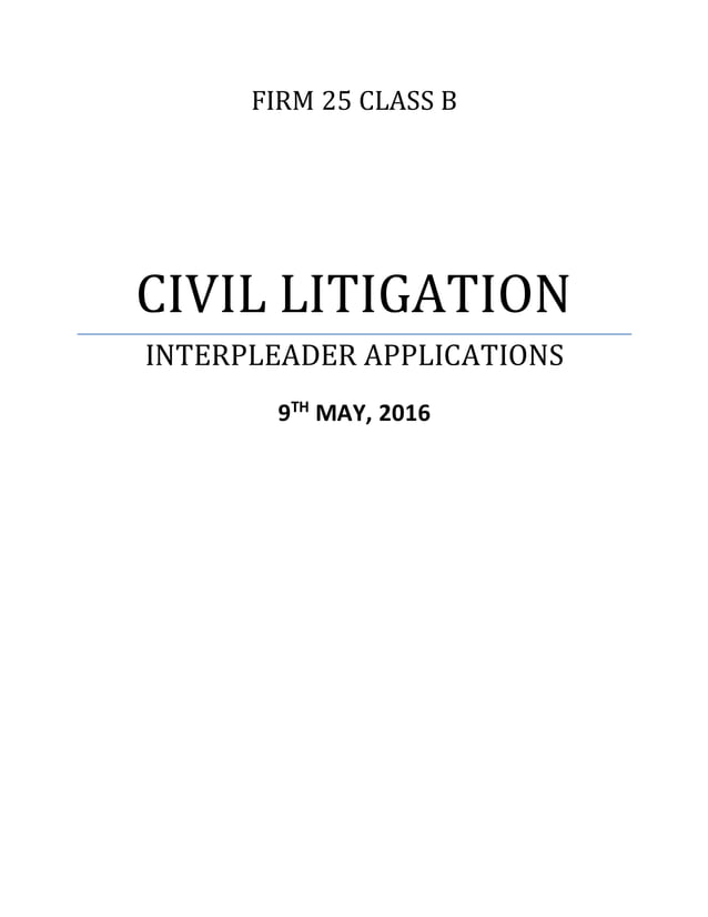 Interpleader.final | PDF