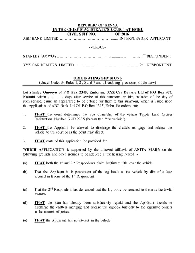 Interpleader.final | PDF