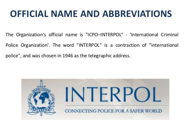 INTERPOL