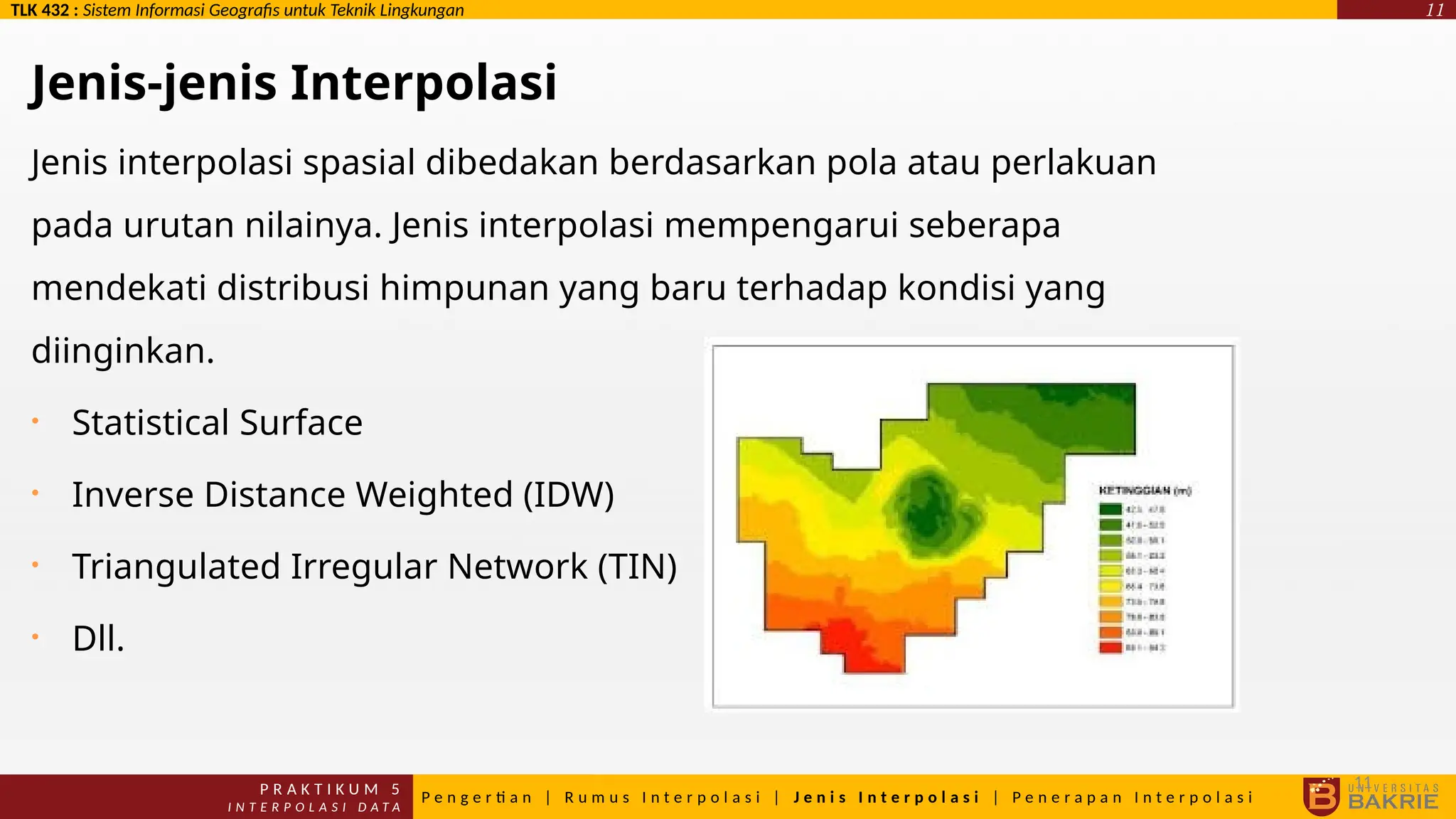 Interpolasi data spasial menggunakan software pemetaan.pptx
