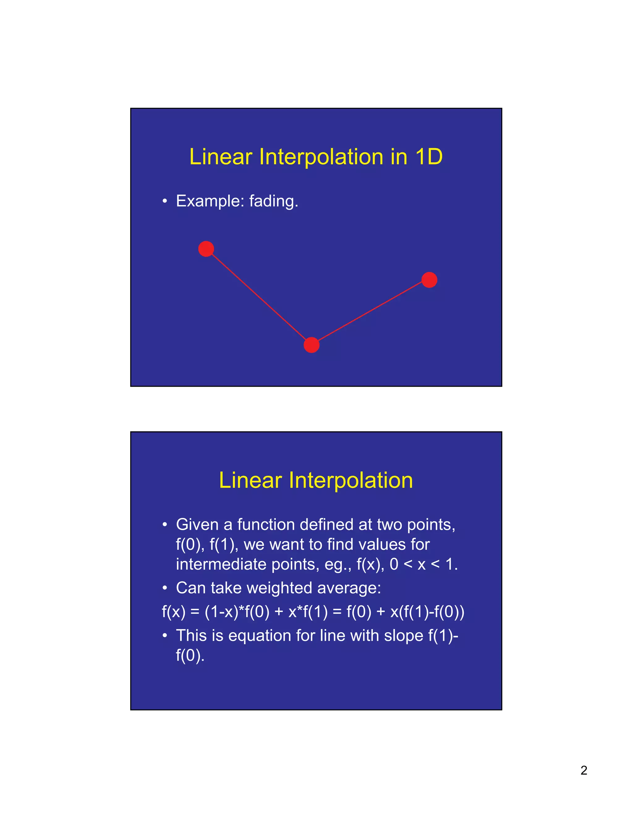 Interpolation | PDF